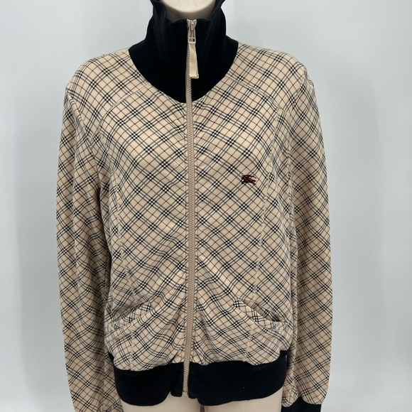 Burberry | Jackets & Coats | Burberry Zip Up Sweater | Poshmark
